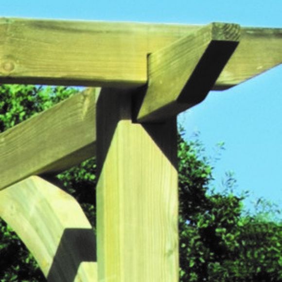 Smooth Planed Notched Post | Cheshire Fencing | Ringwood Fencing