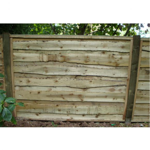 Double Board Panels | Waney Lap Fencing | Ringwood Fencing