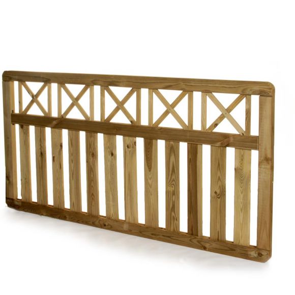 Elite Cross Top Panels | Decorative Home Fencing | Ringwood Fencing