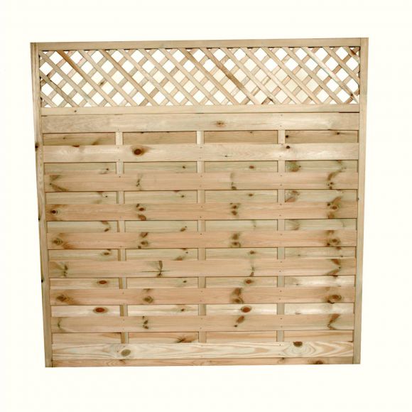 Horizontal Lattice Top Panels | Lattice Fencing | Ringwood Fencing