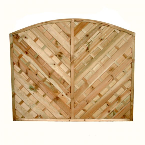 V Arched Panels | Chevron Style Fence Panels | Ringwood Fencing