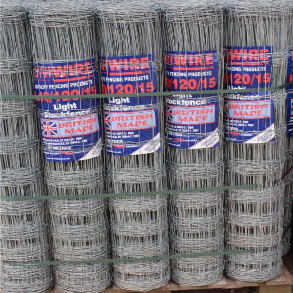 L10/120/15 Galvanised Mild Steel Stock Fencing | Wire Fencing Cheshire