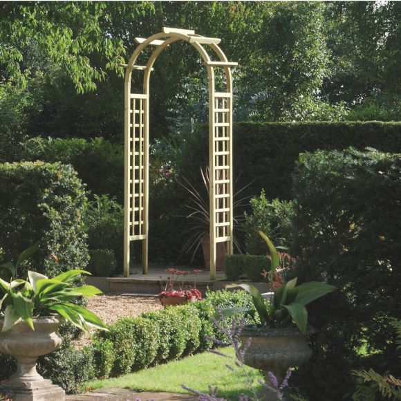 KDM Round Top Rose Arch
