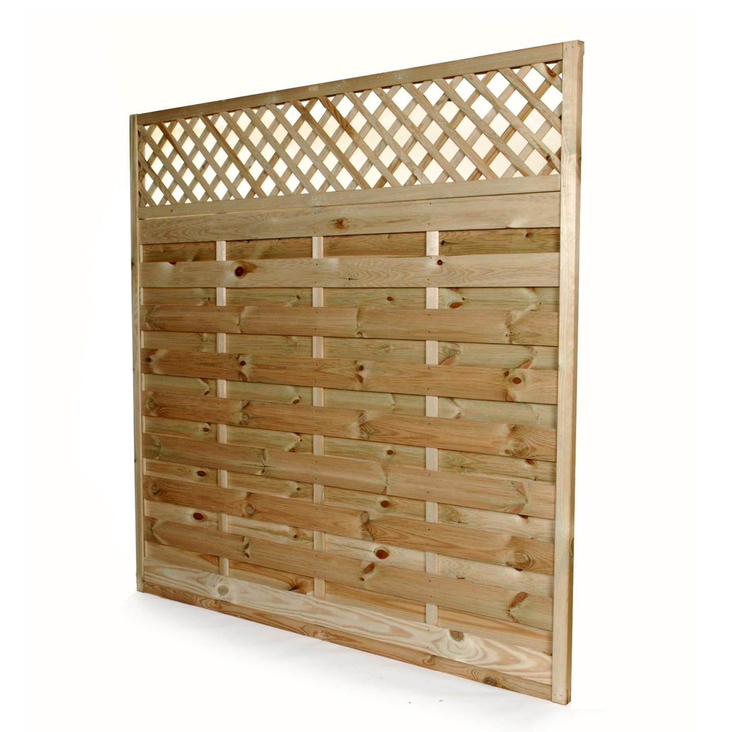 Horizontal Lattice Top Panels | Lattice Fencing | Ringwood Fencing