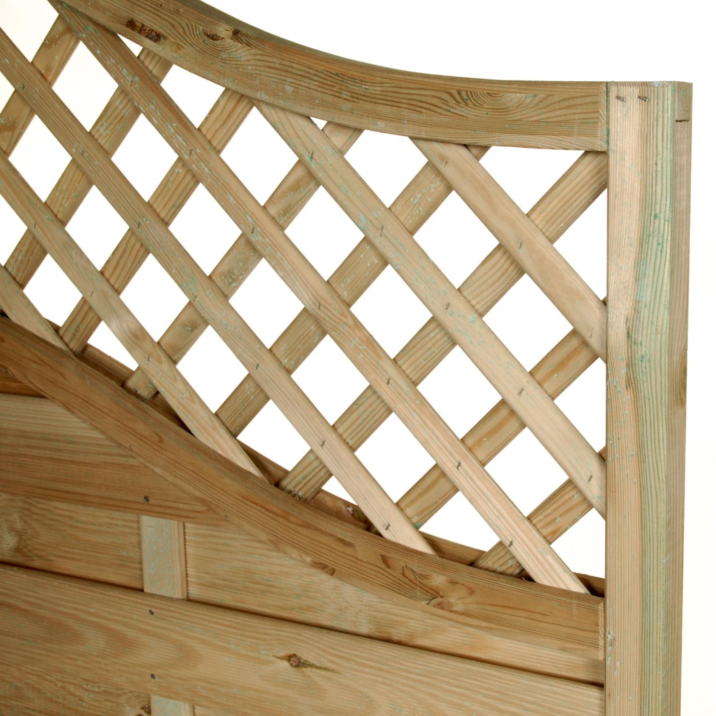 KDM Omega Lattice Top Panels | Cheshire Fencing | Ringwood Fencing