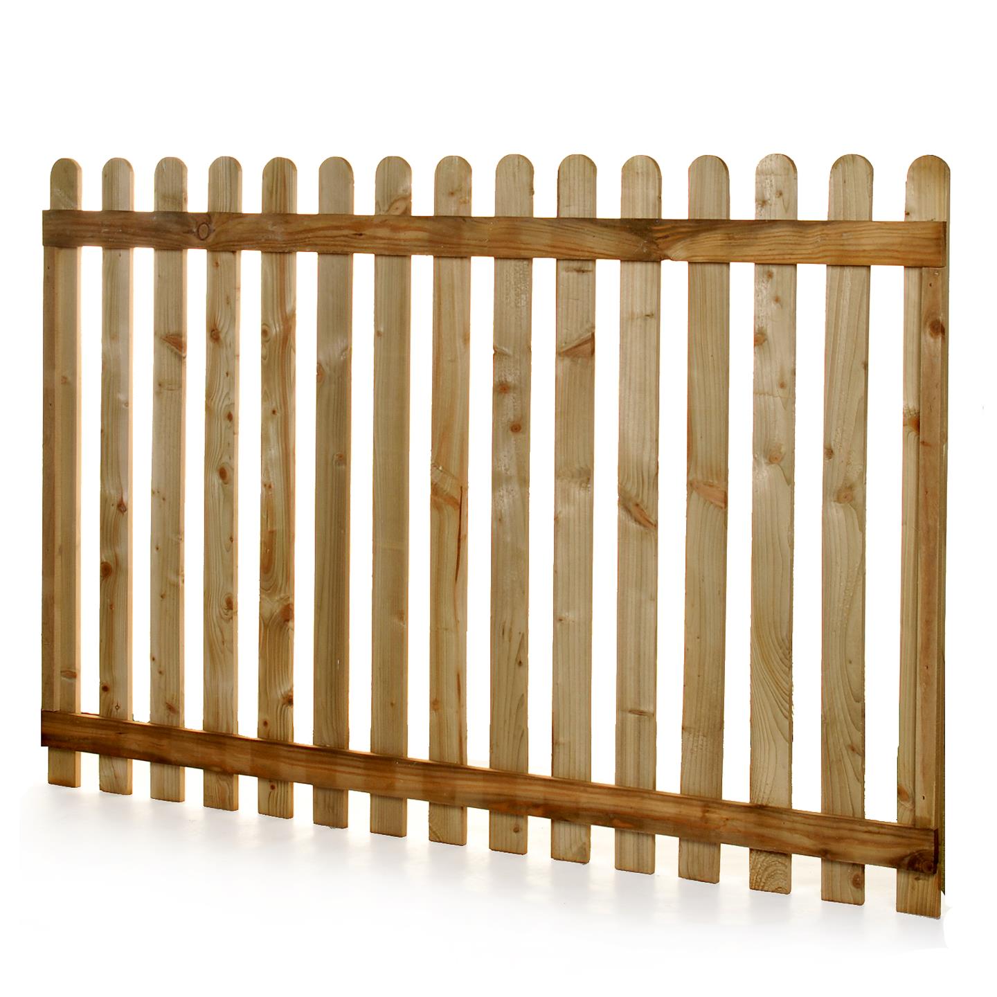 Round Top Paling Panels | Picket Fencing Chester | Ringwood Fencing