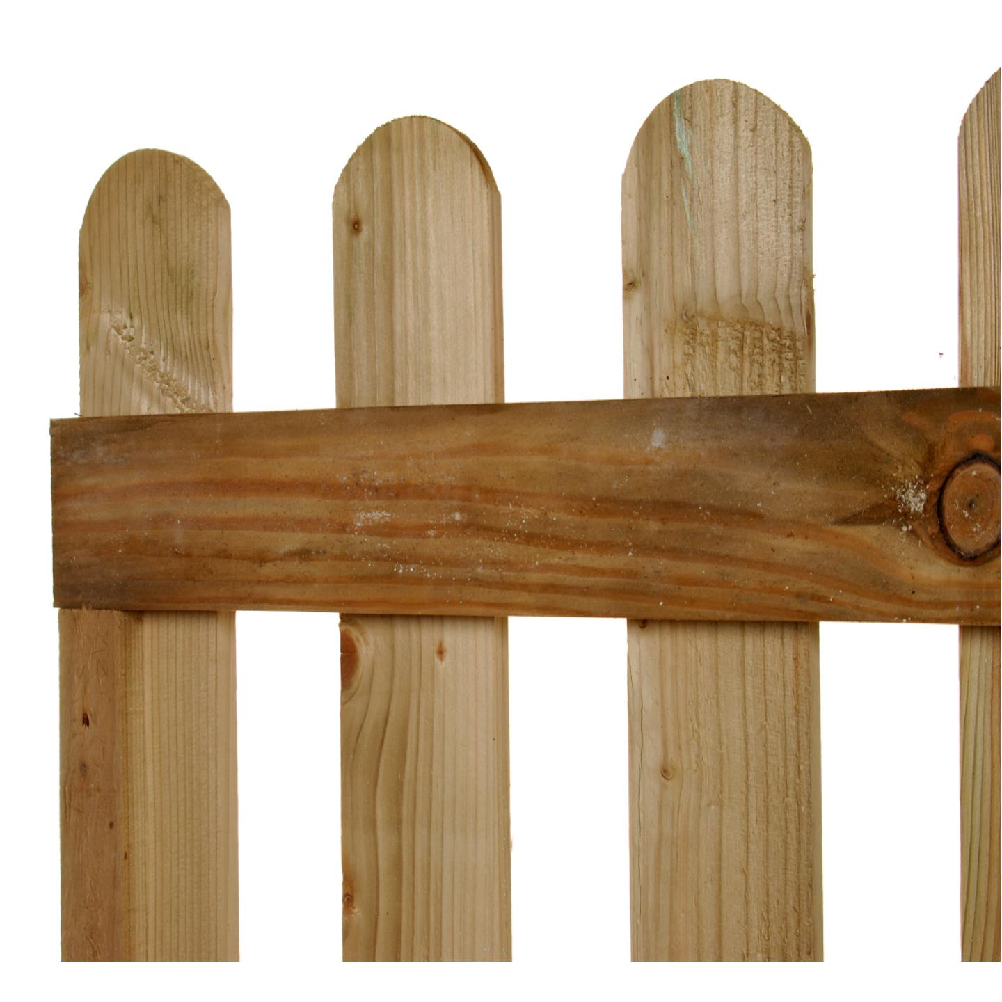 Round Top Paling Panels | Picket Fencing Chester | Ringwood Fencing