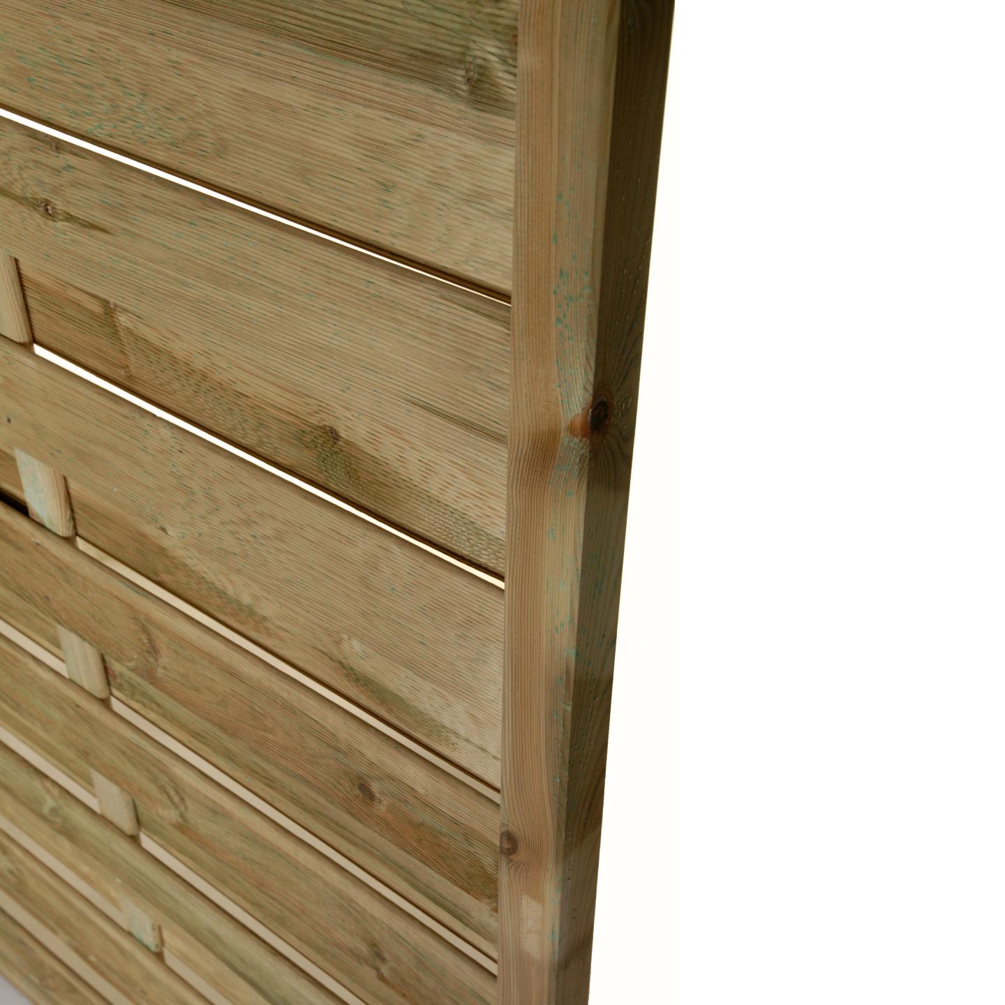 Square Horizontal Panels | Garden Fence Chester | Ringwood Fencing