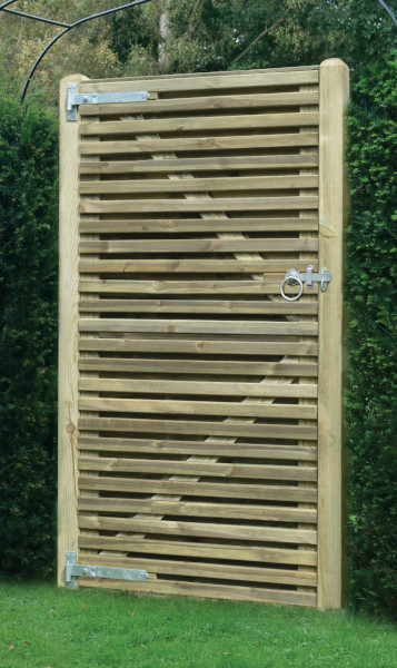 Superior Double Slatted Gate