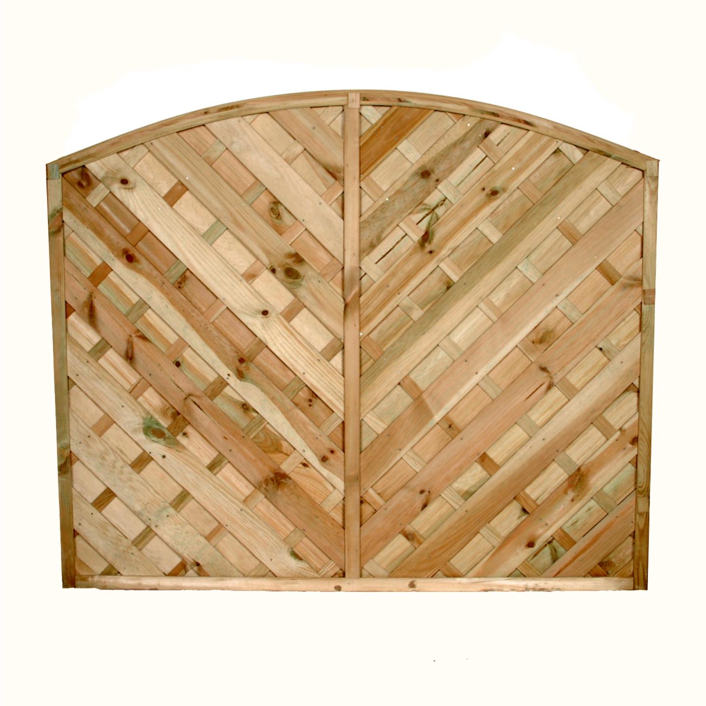 V Arched Panels | Chevron Style Fence Panels | Ringwood Fencing