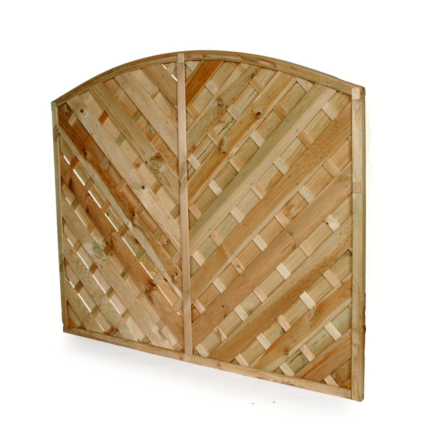 V Arched Panels | Chevron Style Fence Panels | Ringwood Fencing