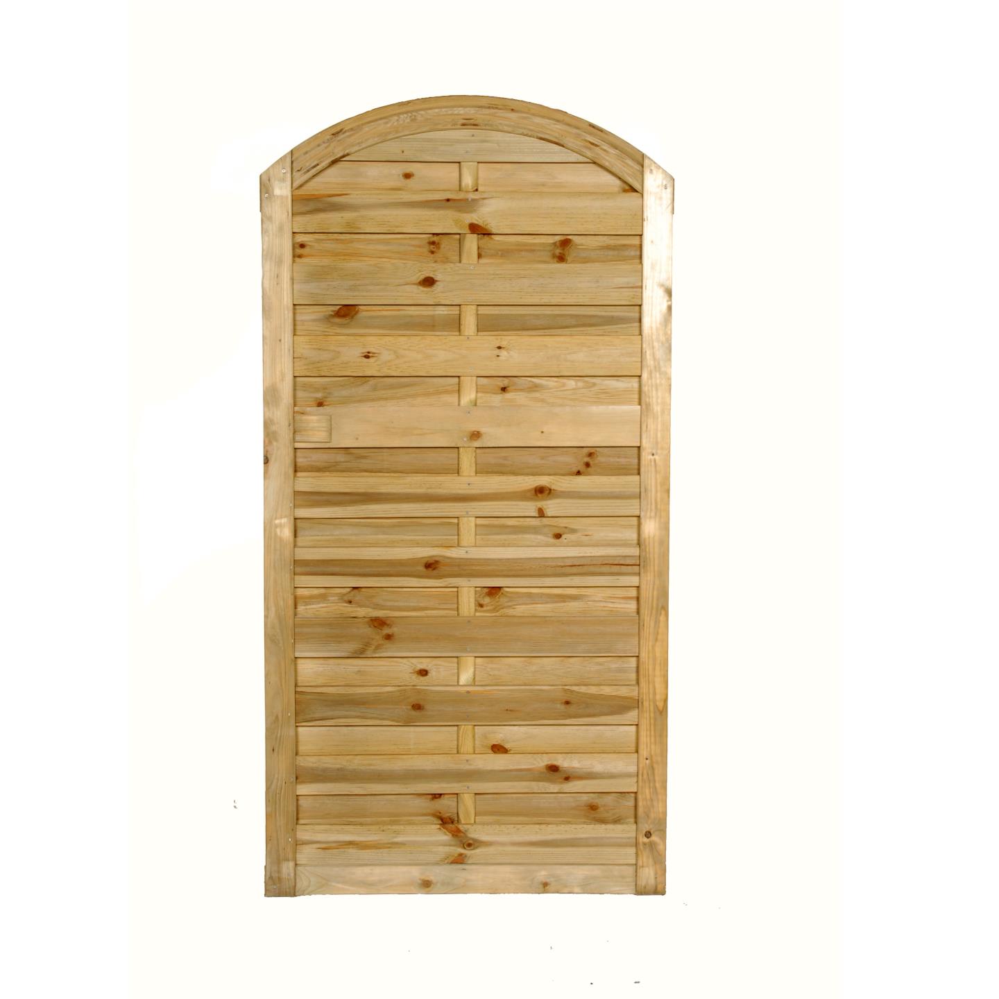 Arched Top Horizontal Gate